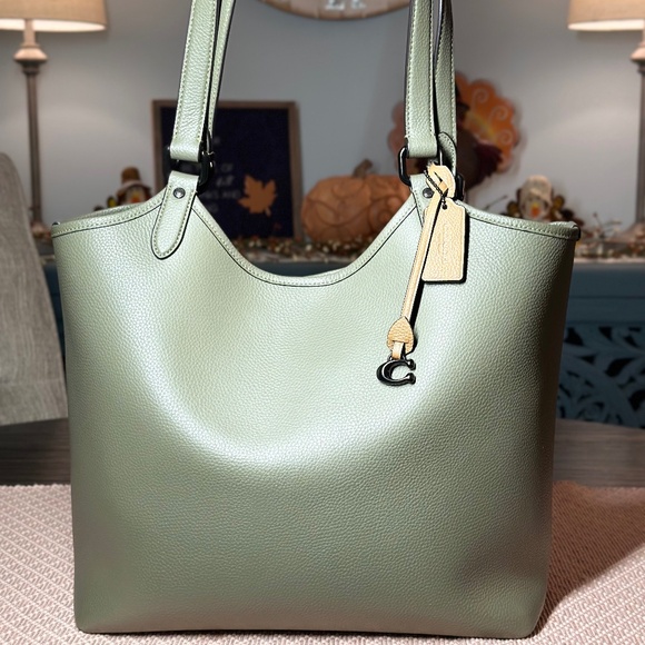 Coach | Bags | Coach Day Tote Olive Drab Od Green | Poshmark